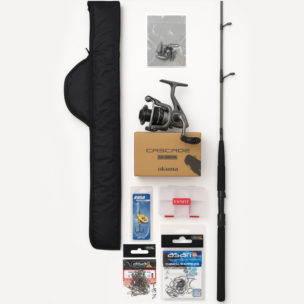 Set de pesca Okuma Cascade 1.80 Metros ENVIO GRATIS – Outdoor Online